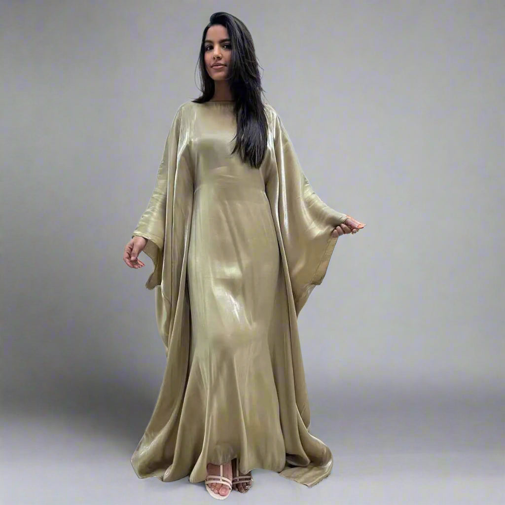 20 Color Options Sparkling Women Abaya Dress – Urgarment