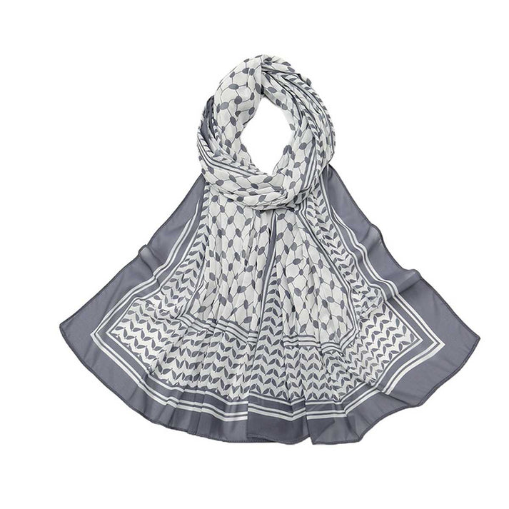 20 Colors Options Chiffon Women Keffiyeh Palestine Hijab Kuffiyeh Pale ...