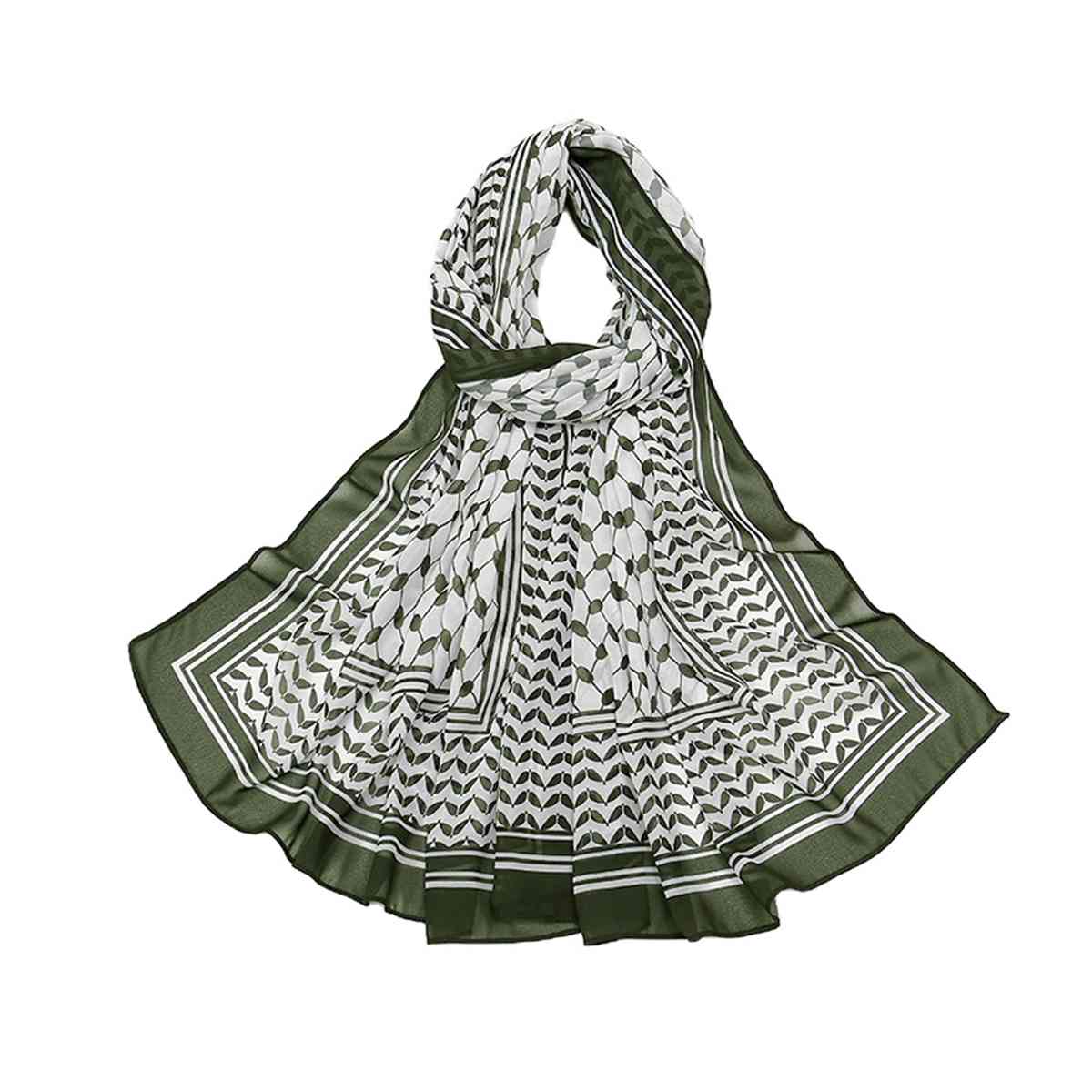 20 Colors Options Chiffon Women Keffiyeh Palestine Hijab Kuffiyeh Pale ...