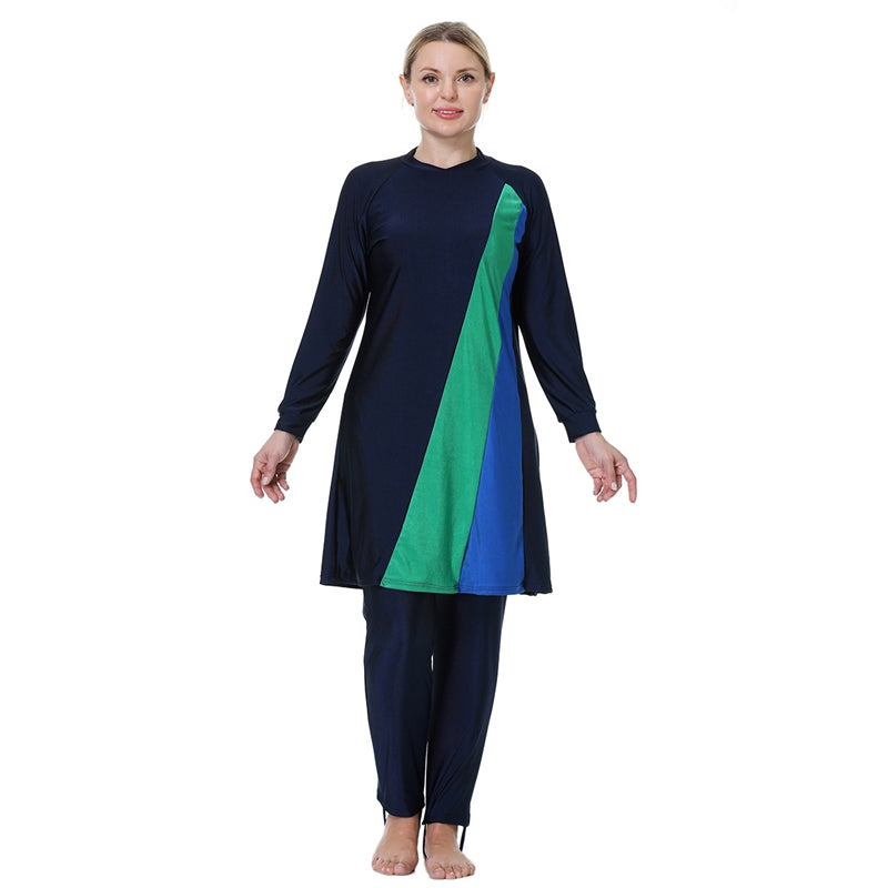 3XL-8XL Plus Size 3 Pieces Set Muslim Women Burkinis Swimwear Islamic ...