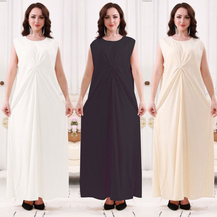 Muslim Women Abaya Inner Dresses | With Sleeve and Sleeveless | Abaya ...