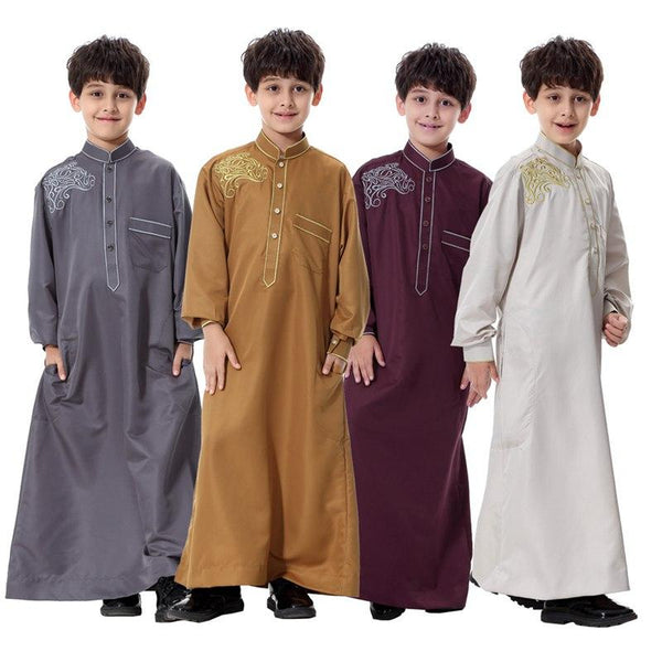 Middle East Arab Kids Clothing Wear Boy Jubah Thobes – Urgarment