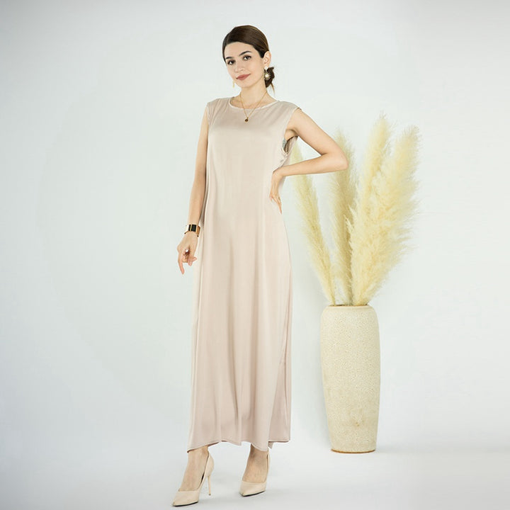 Muslim Women Abaya Inner Dresses | With Sleeve and Sleeveless | Abaya ...