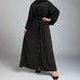 Muslim Button Up Abaya Dress With Stand Collar – Urgarment