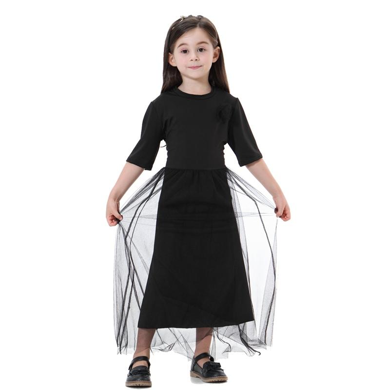 Middle East Arab Kids Clothes Girl Fashion Mesh Dress – Urgarment
